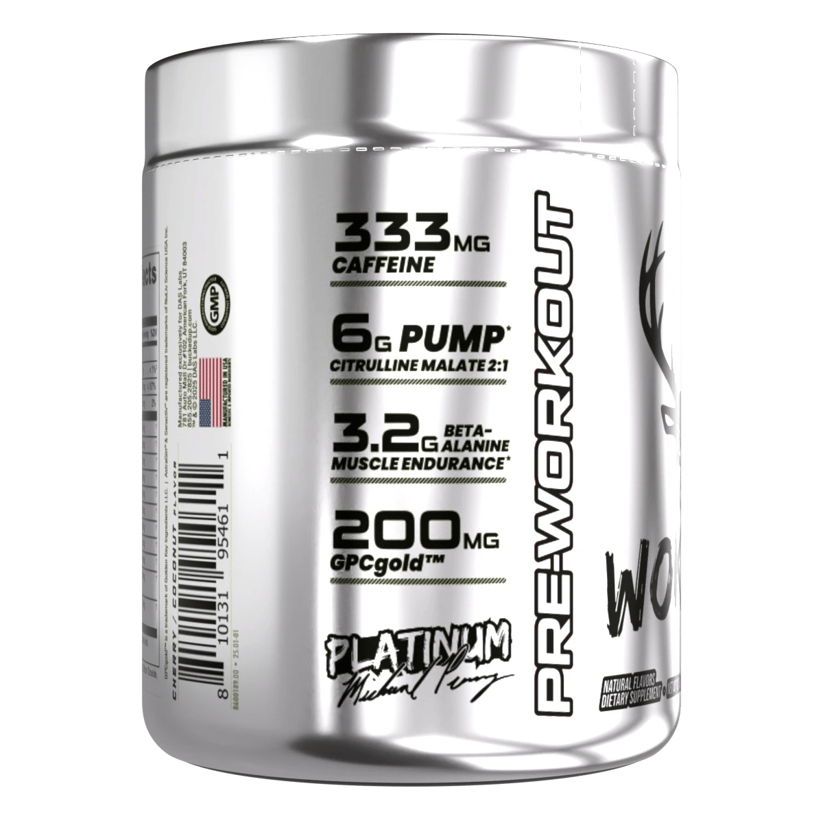 High Stim Pre-Workout | Mike Perry Platinum x WOKE AF™ - Bucked Up